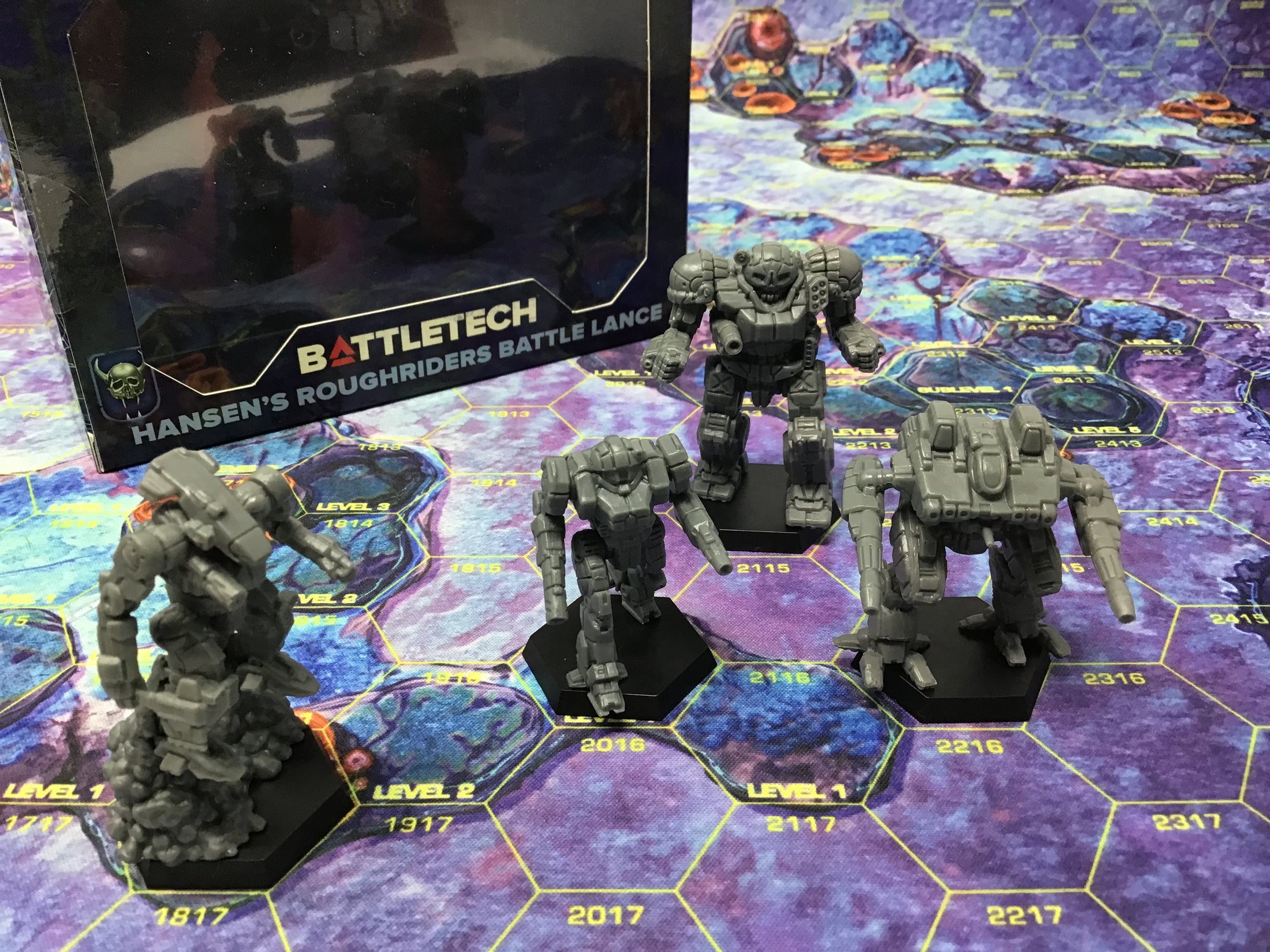 BattleTech: ForcePack: Hansen's Rough Riders Battle Lance – Catalyst ...