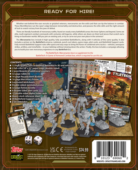 BattleTech: Mercenaries Box Set – Catalyst Game Labs Store