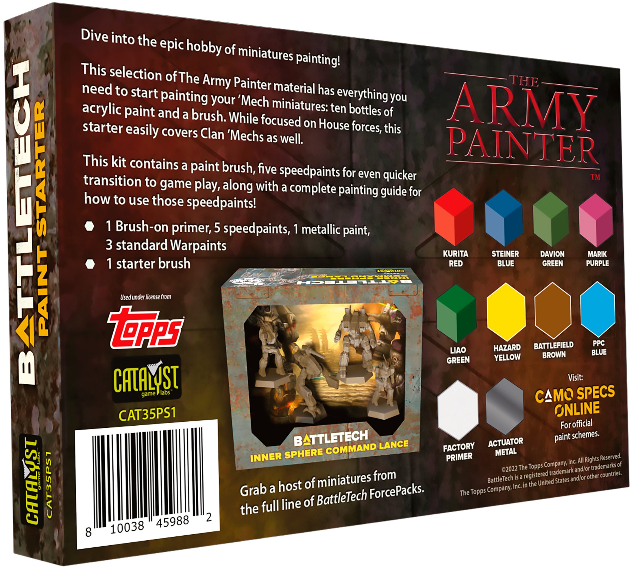 BattleTech: Paint Starter – Catalyst Game Labs Store