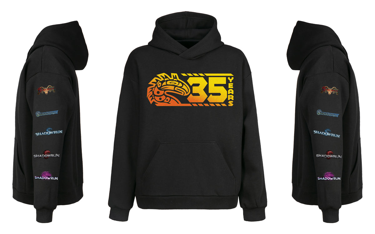 Shadowrun: 35th Anniversary Hoodie – Catalyst Game Labs Store
