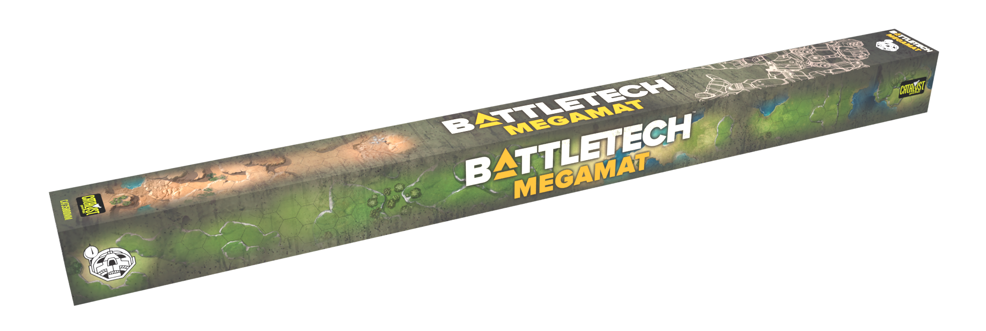 BattleTech: BattleMat BFM (Grasslands / Desert Base) – Catalyst Game ...