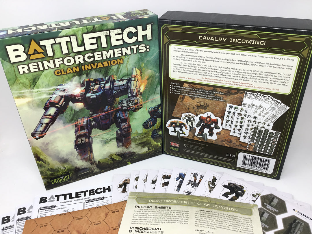BattleTech: Reinforcements Clan Invasion (SALE) – Catalyst Game Labs Store