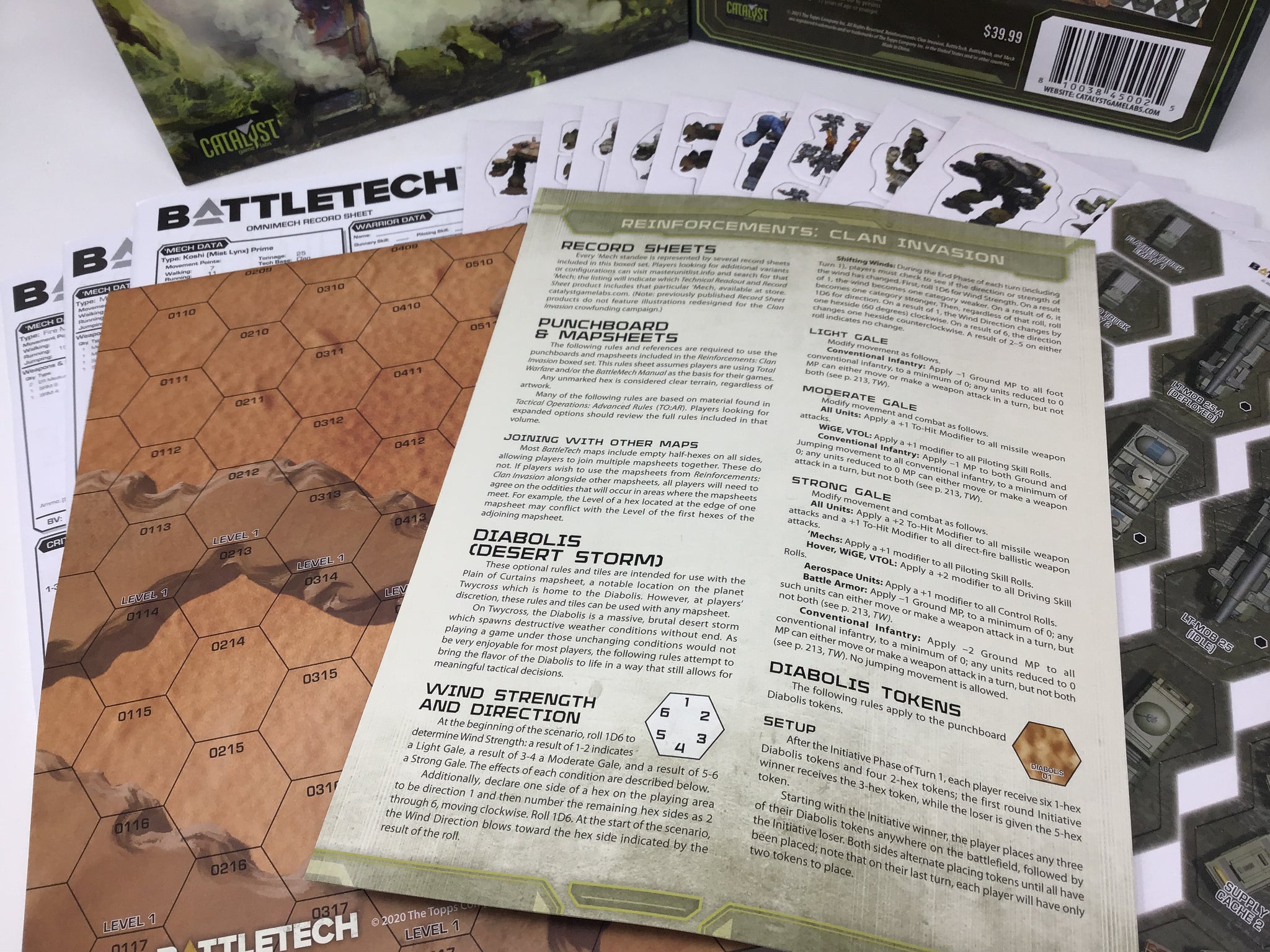Strategy Game Catalyst Game Labs BattleTech: Clan Invasion Expansion ...
