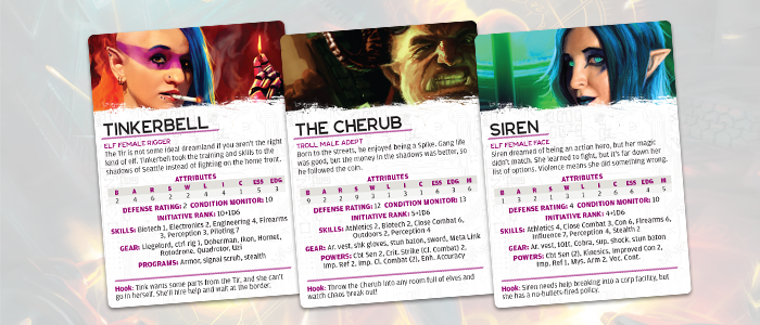 Shadowrun: Rogues' Gallery (An NPC Deck) – Catalyst Game Labs Store